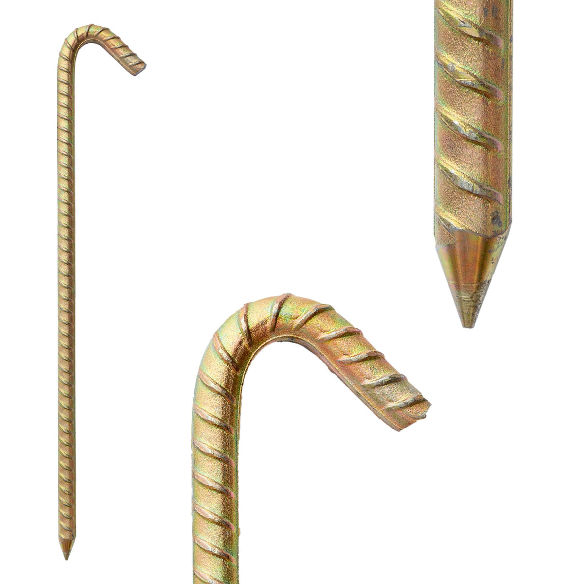 Galvanized construction steel peg – Erdnagelshop